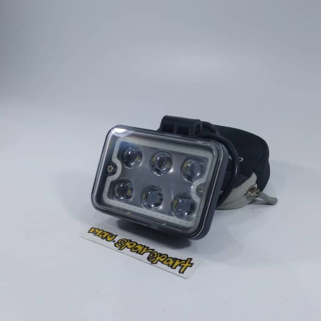 SPOT LIGHT 4 1/2" RECT 10V - 80V (GREEN / WHITE) | Shopee Malaysia