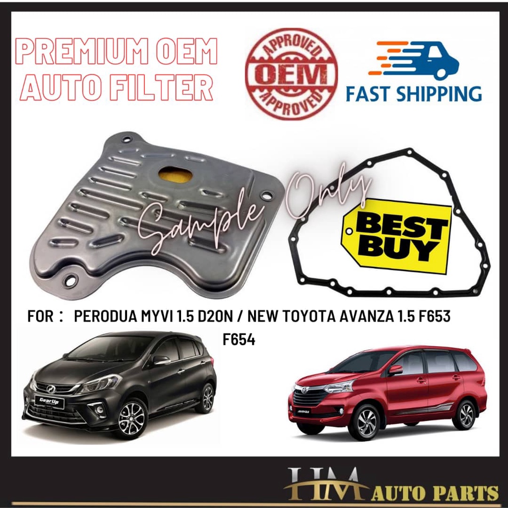 PERODUA MYVI 1.5 D20N NEW TOYOTA AVANZA 1.5 F653 F654 2018 AUTO ...