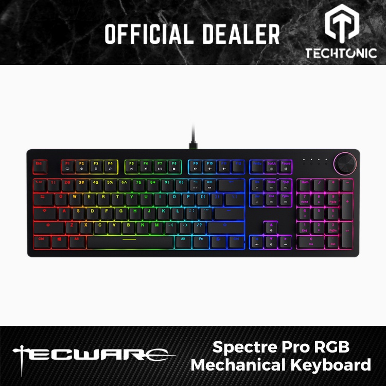 Tecware Spectre Pro RGB Mechanical Keyboard [Brown / Red / Blue Switch ...