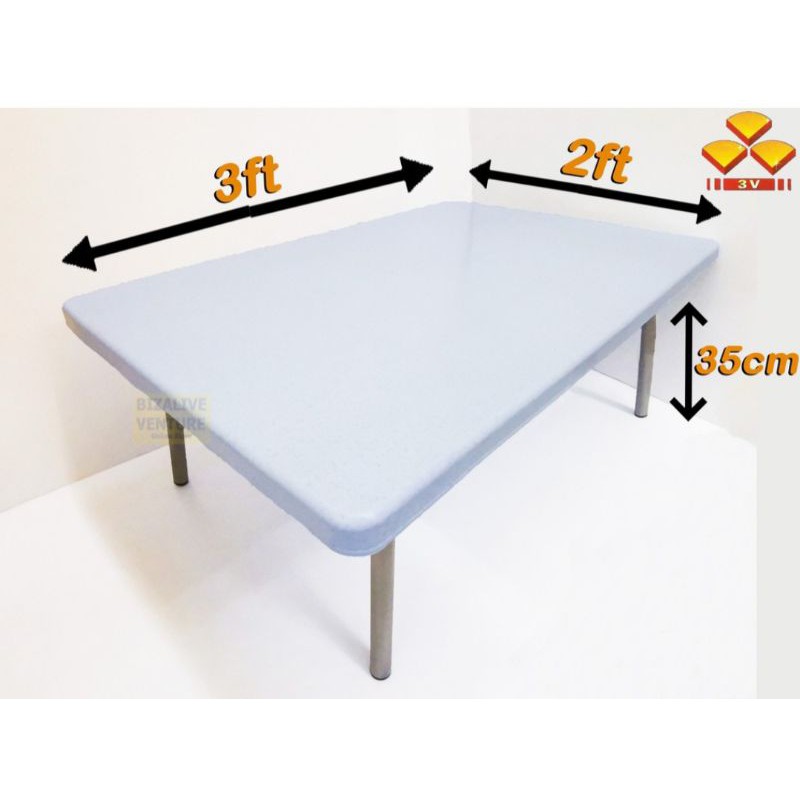 3v Japanese Style Foldable Plastic Table | 2x3 Folding Low Table ...