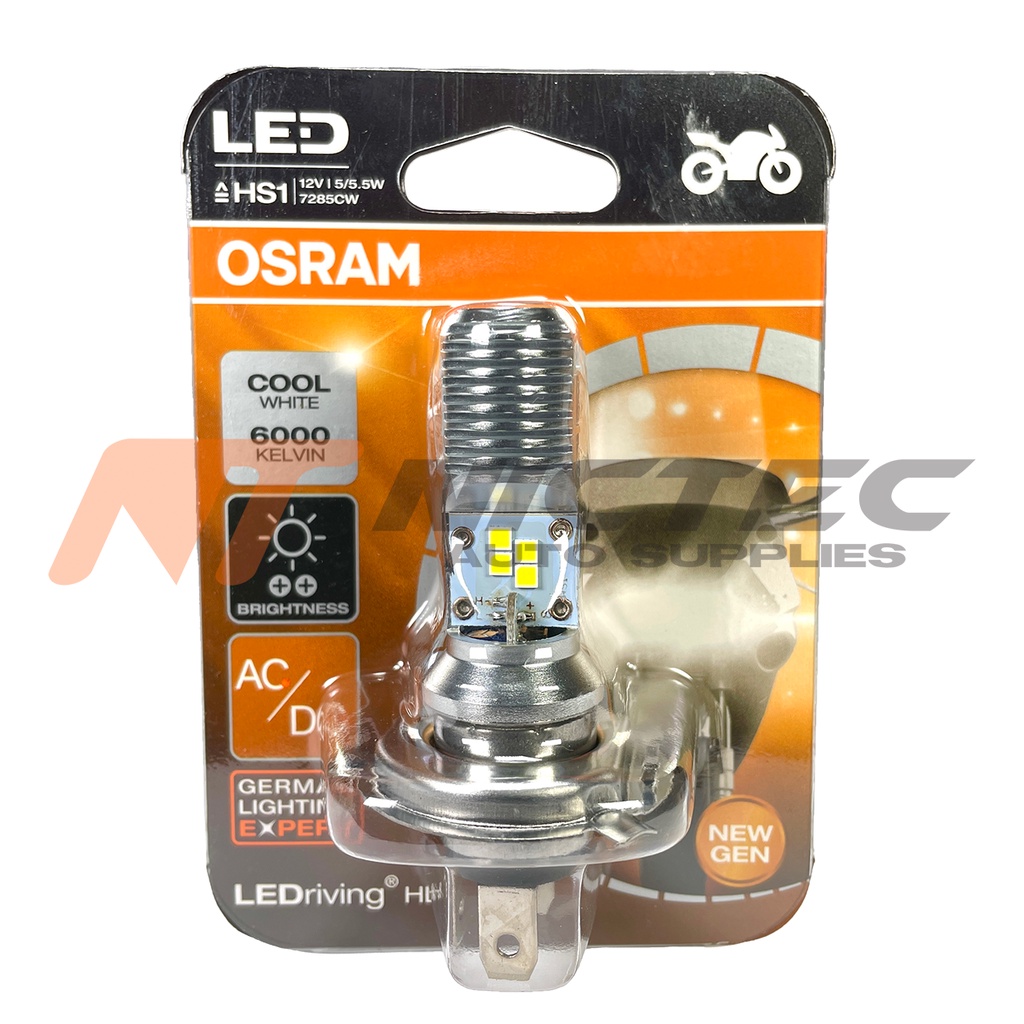 OSRAM HS1 HALOGEN/LED MOTORCYCLE LIGHT BULB MENTOL 12V #64185# 35W (ORI ...