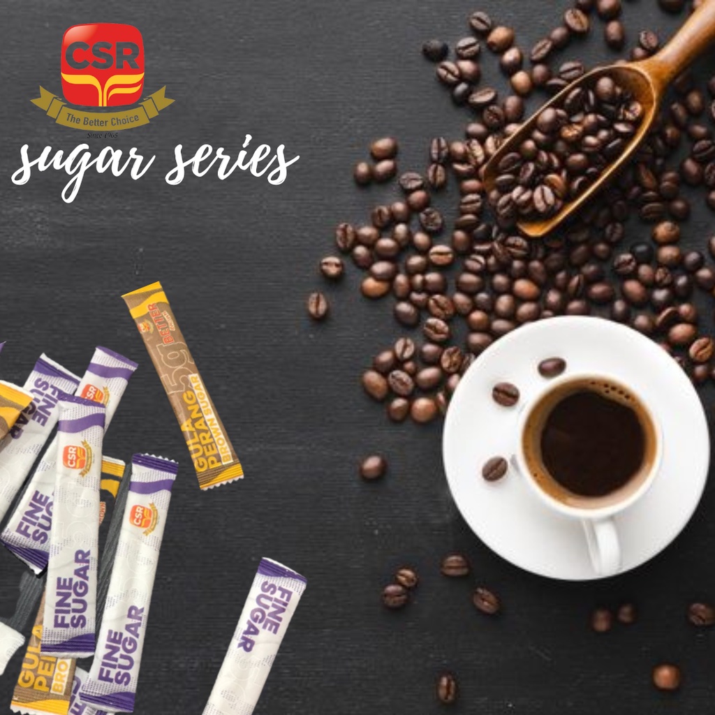 CSR FINE SUGAR | Gula Halus STICK / 500g (5g x 100s) x 20 bundle (MAX ...