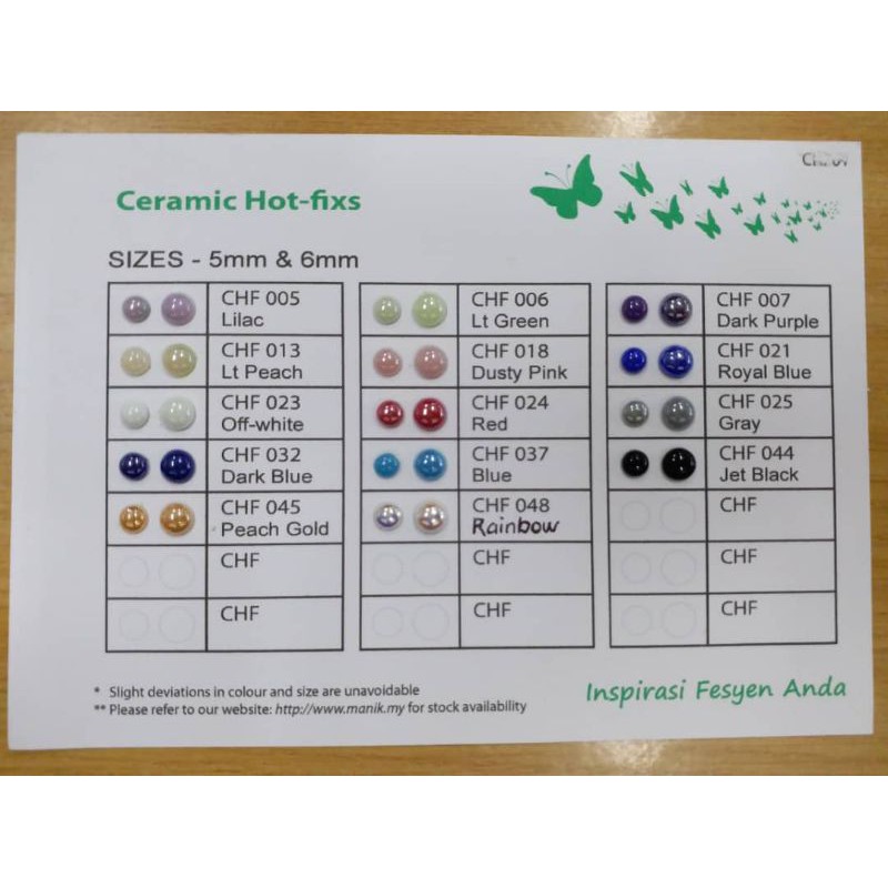 Ceramic Hot-fixs - (±1000pcs) | Shopee Malaysia