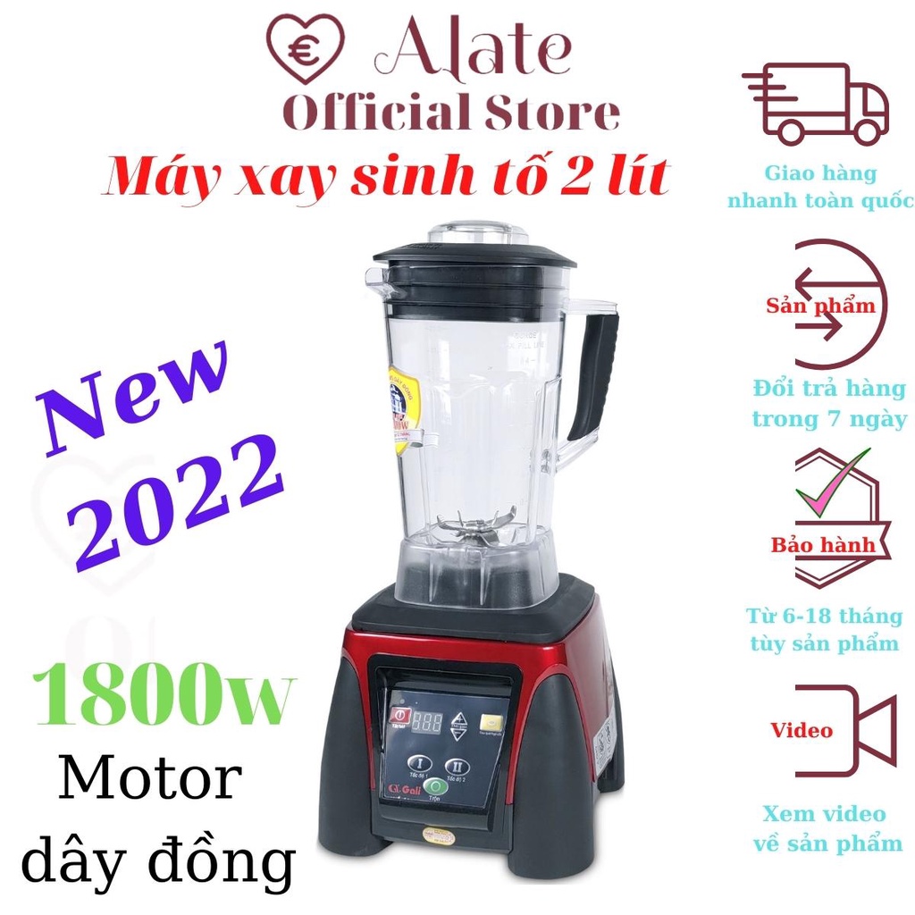 Gali motor 1800w fruit and vegetable blender with copper wire ...