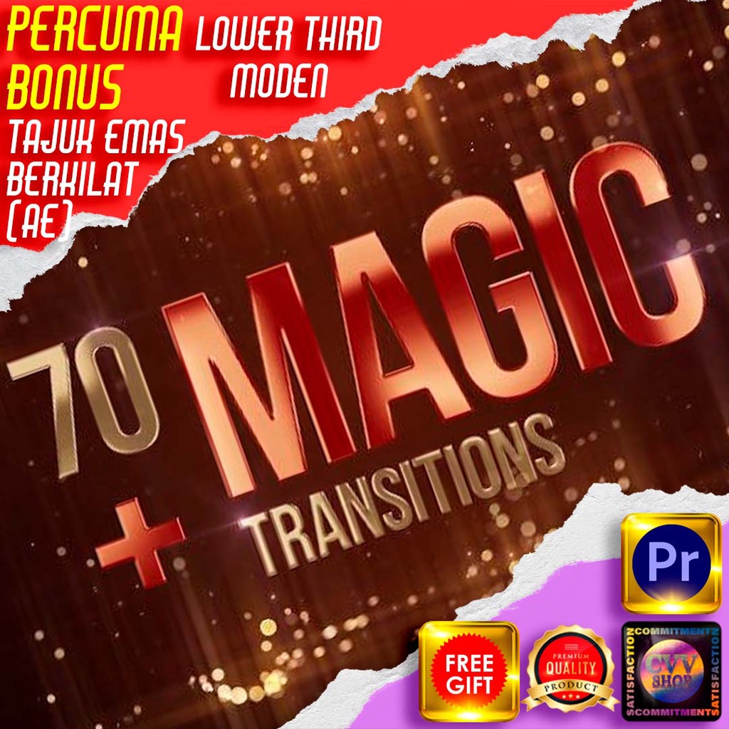 Beautiful Magic Transitions For Adboe PR For PC Windows + Modern Lower ...