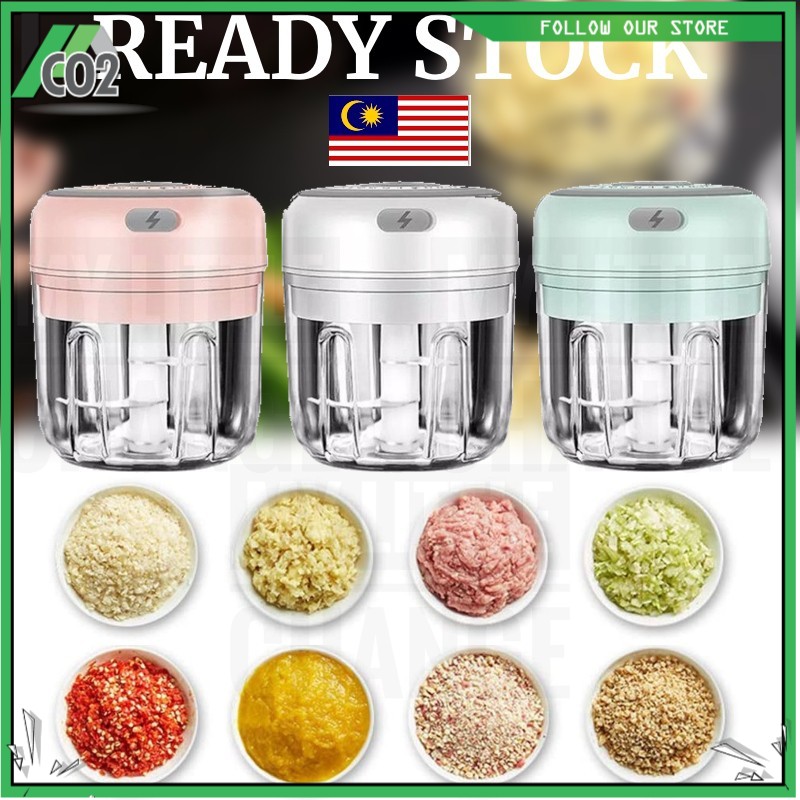 CO2-Electric Garlic Masher Automatic Garlic Crusher Chopper Portable ...