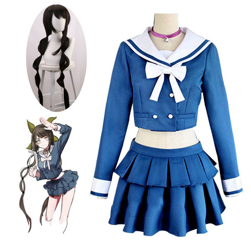 V3 Danganronpa Blue Killing Harmony Chabashira Tenko Cosplay Uniform ...