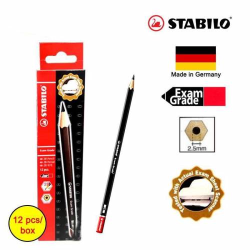 STABILO Exam Grade 2B Pencil (Box Of 12Pcs) | Shopee Malaysia