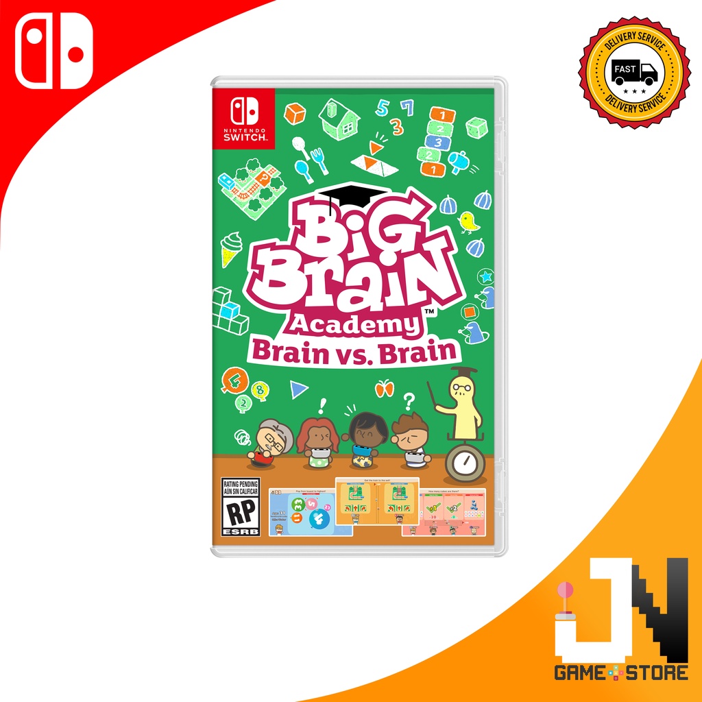 Nintendo Switch Big Brain Academy Brain Vs. Brain (English/Chinese)(NEW ...