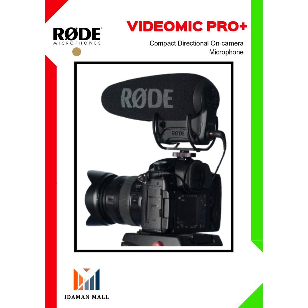 Rode VideoMic Pro+ Camera-Mount Shotgun Microphone | Shopee Malaysia