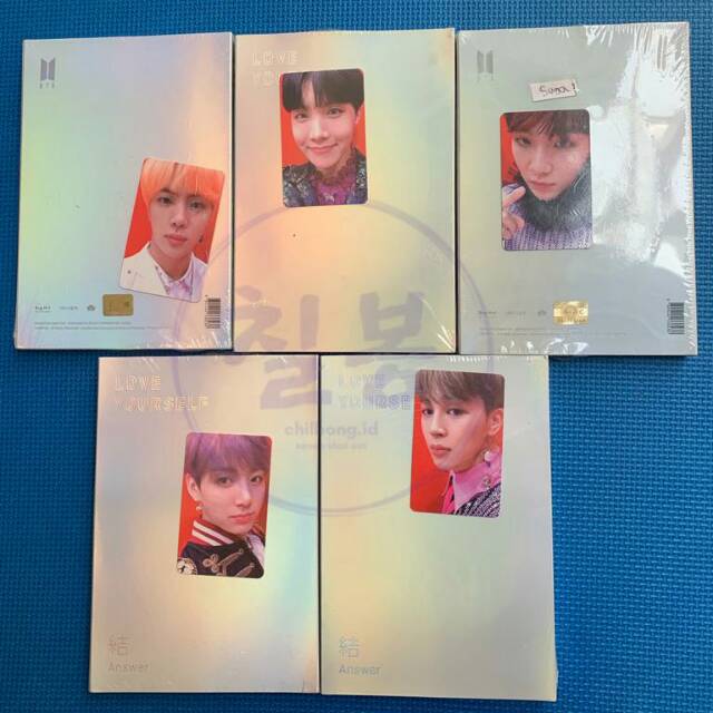 Unsealed - BTS LY:ANSWER (FULL SET ALBUM + NO POSTER) | Shopee Malaysia