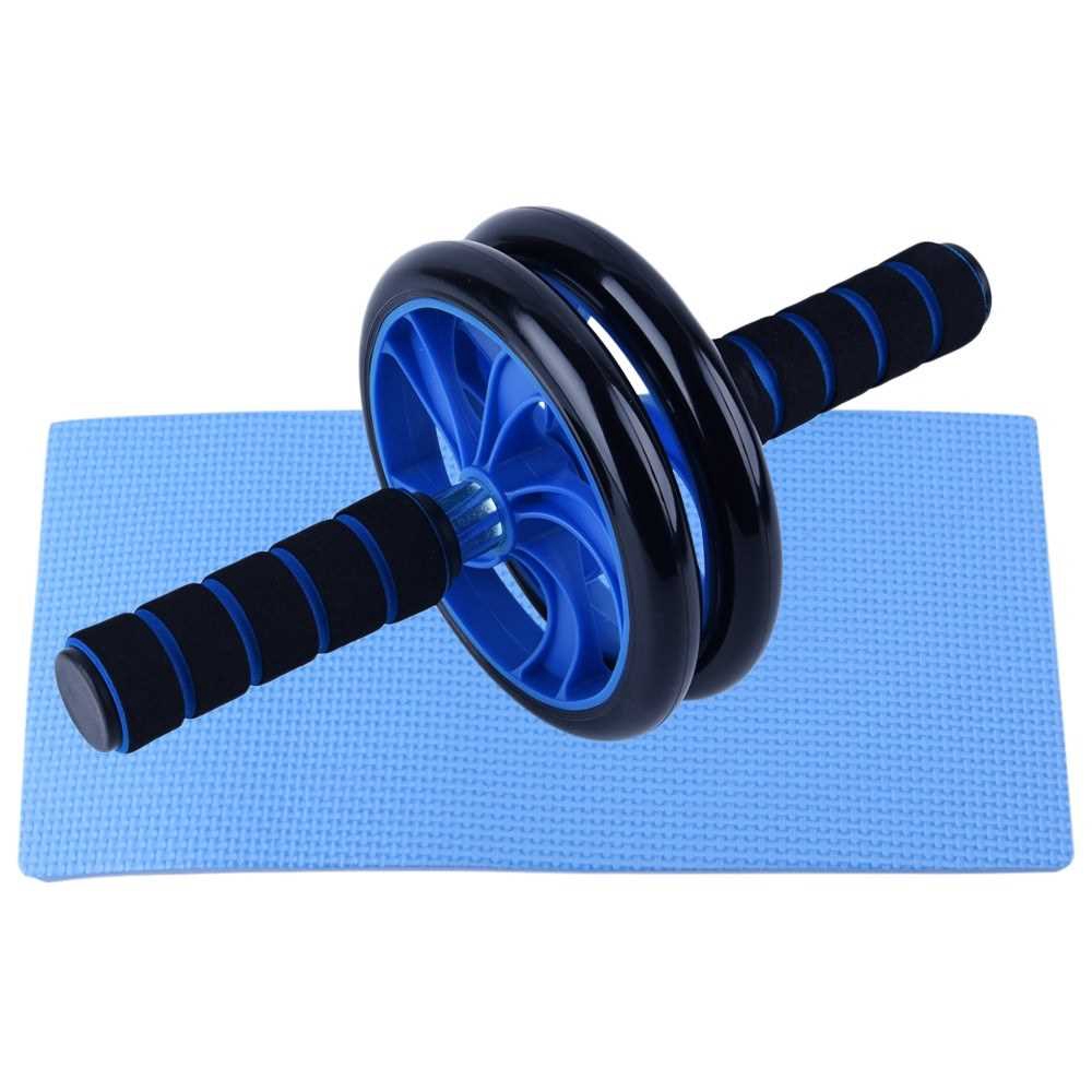 Abdominal Roller Wheel with Knee Pad Home Gym Fitness Abdomen Muscle ...