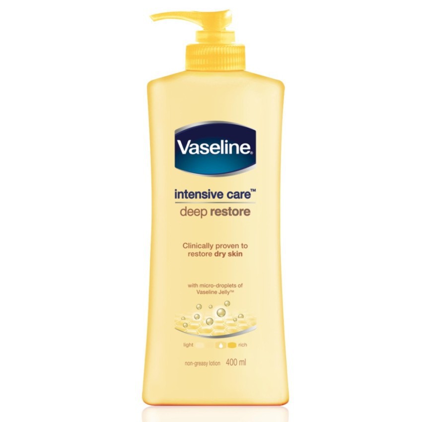 Vaseline Intensive Care Deep Restore Lotion (250ml / 400ml) | Shopee Malaysia