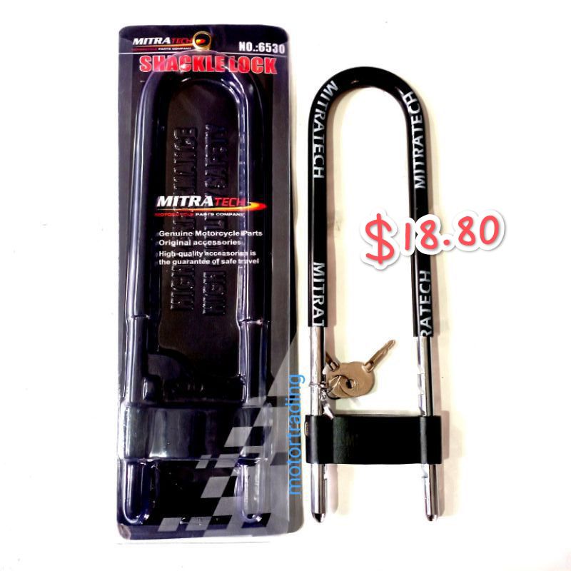 "READY STOCK" HEAVY DUTY FORK LOCK MOTORCYCLE (MITRATECK) KUNCI 1 SET ...
