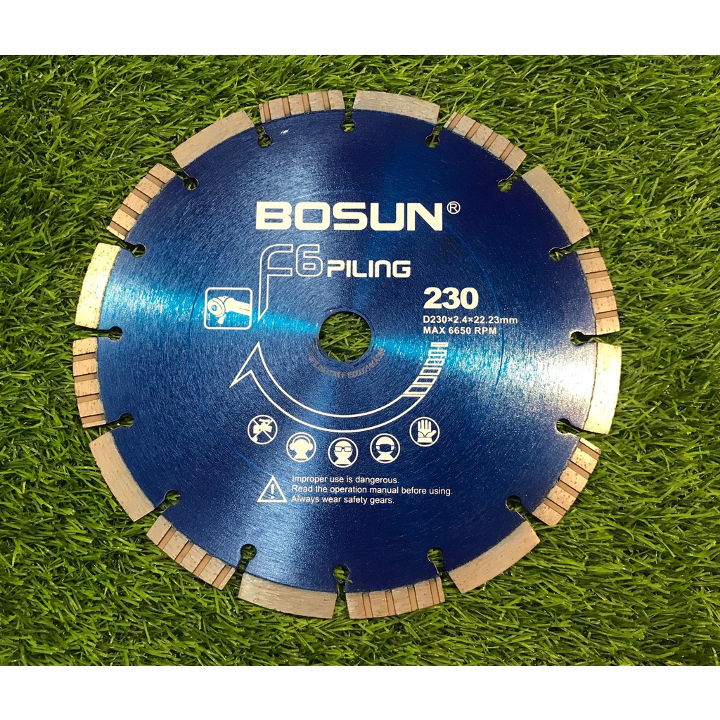 BOSUN PILING 9" F6 230 LGSC DIAMOND WHEEL (BLUE) | Shopee Malaysia