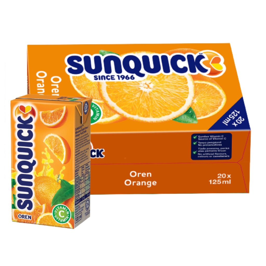 Sunquick Fruit Drink Orange (20s x 125ml) | Shopee Malaysia