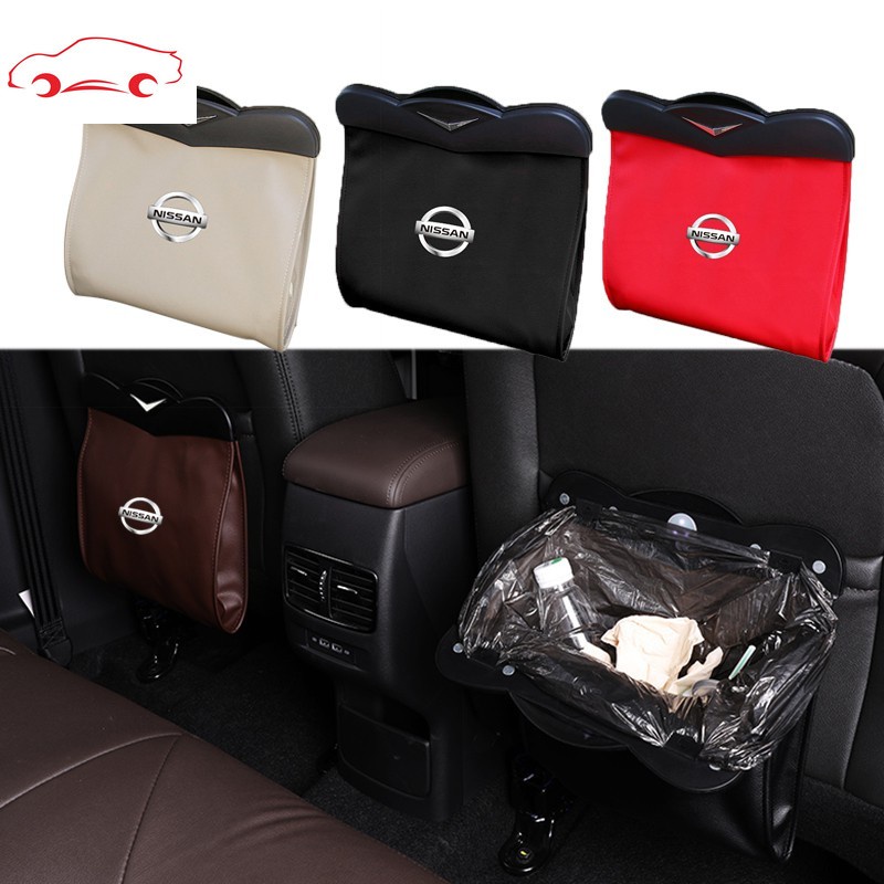 Car Organizer Seat Back Storage Bag Auto Leather Pocket Holder Car ...