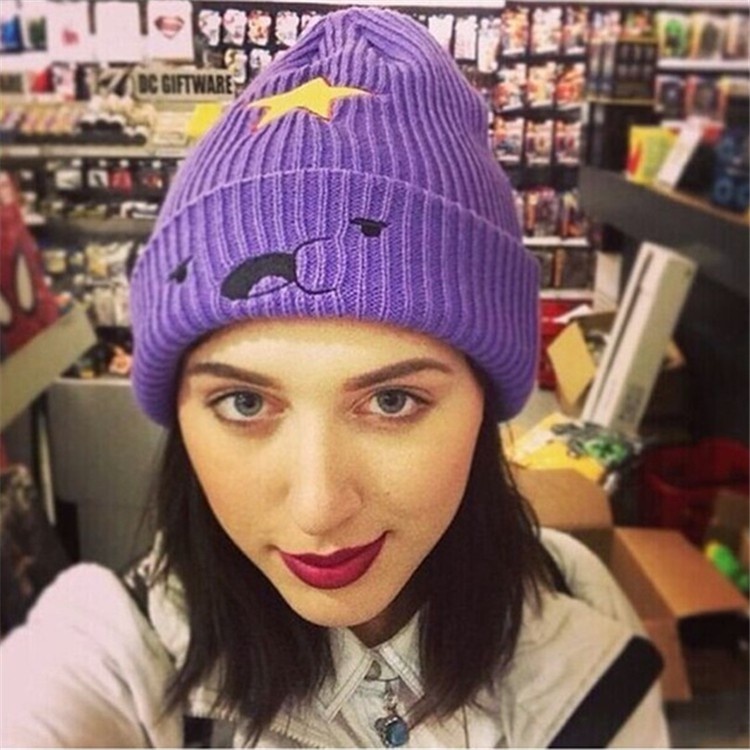 Topi Rajutan Unisex Beanie Hat Adventure Five-pointed Stars Embroidery ...