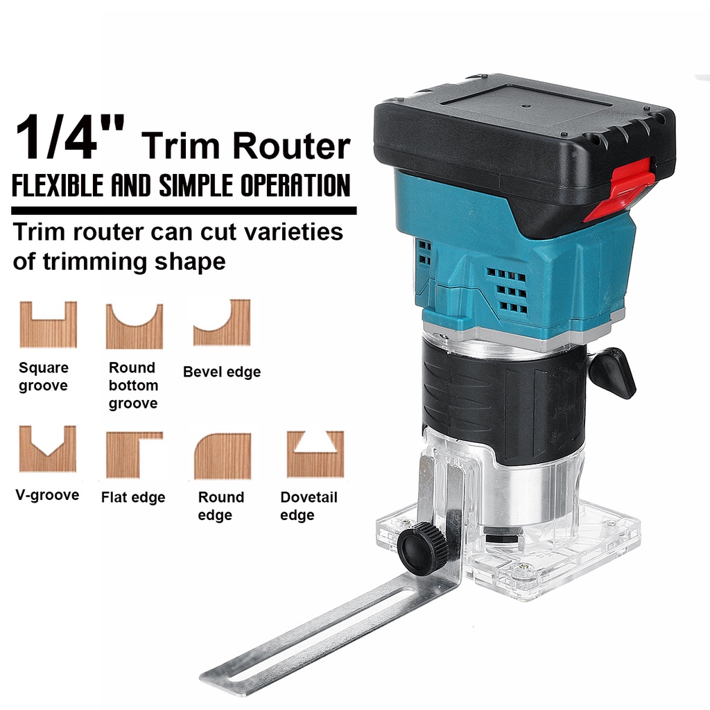 1000W Cordless Electric Trimmer Engraving Slotting Trimming Machine ...