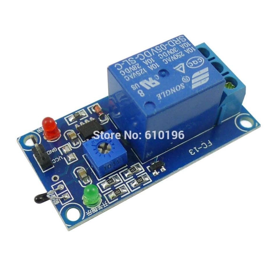 Automatic Sensor Temperature Detection Relay Module 5V Thermal Relay ...