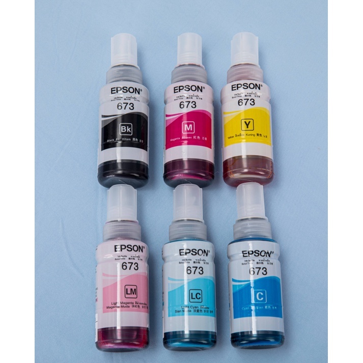 ORIGINAL | Epson Ink 673/T673 for Printer L800 ( T6731 / T6732 /T6733 ...