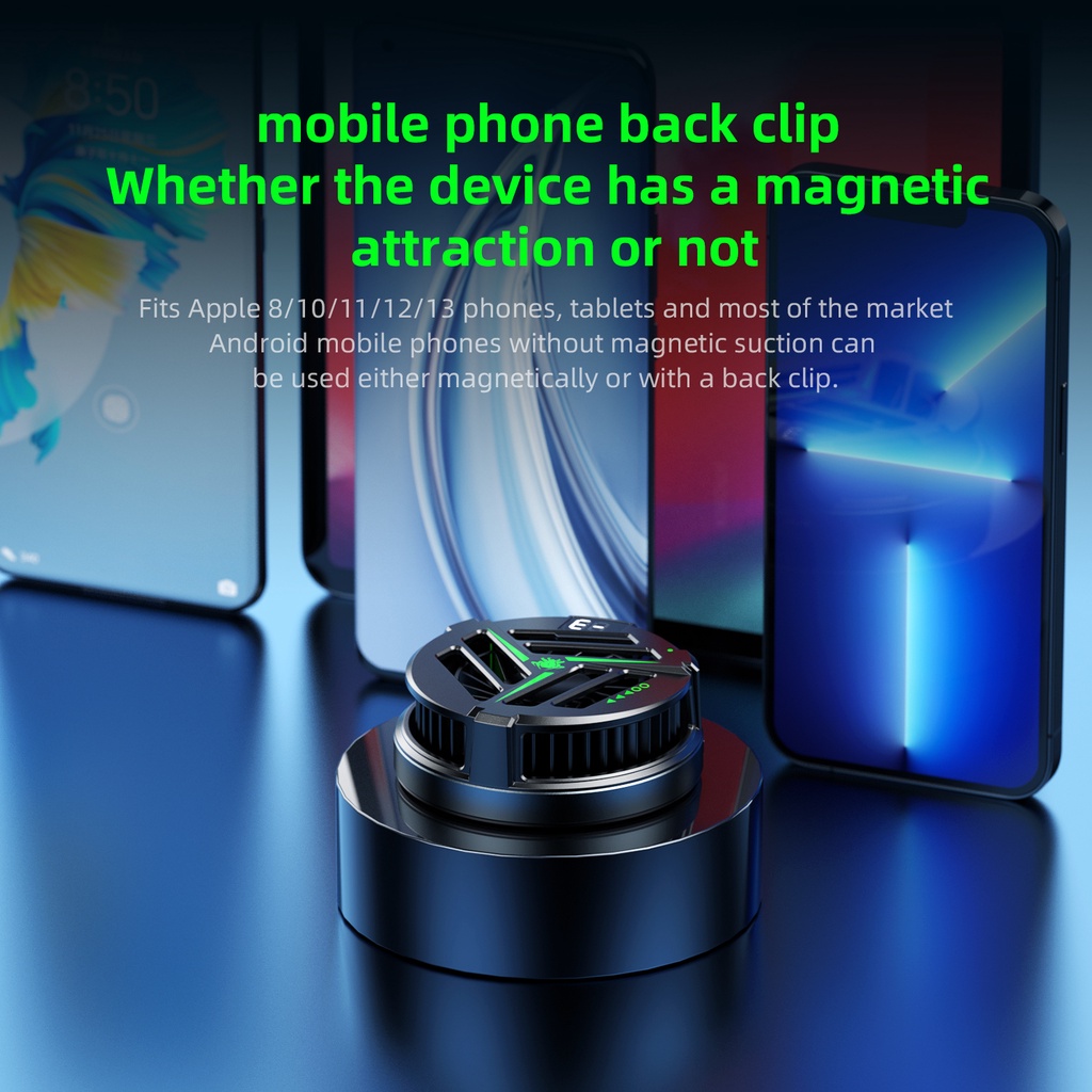 Plextone EX1 Pro Mobile Phone USB Cooling Turbo Fan Magnetic & Clip Fan Cooler 2 Speed | Shopee ...