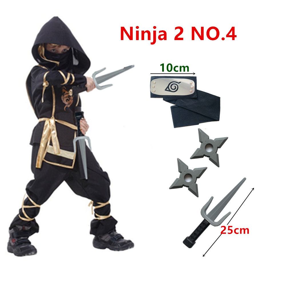 Naruto baju baby boy Ninja Cosplay Costume Boys Kids Anime Assassin ...