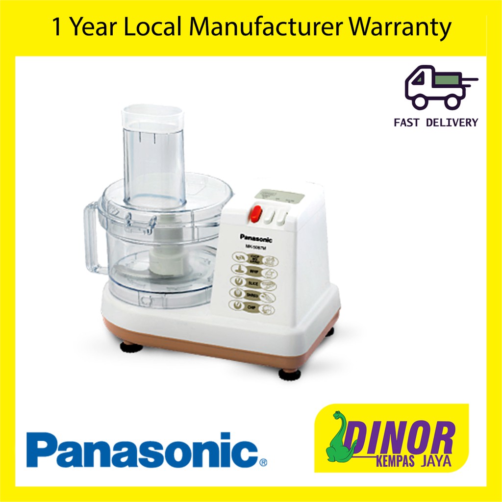 Panasonic Food Processor MK-5087M-NS | Shopee Malaysia