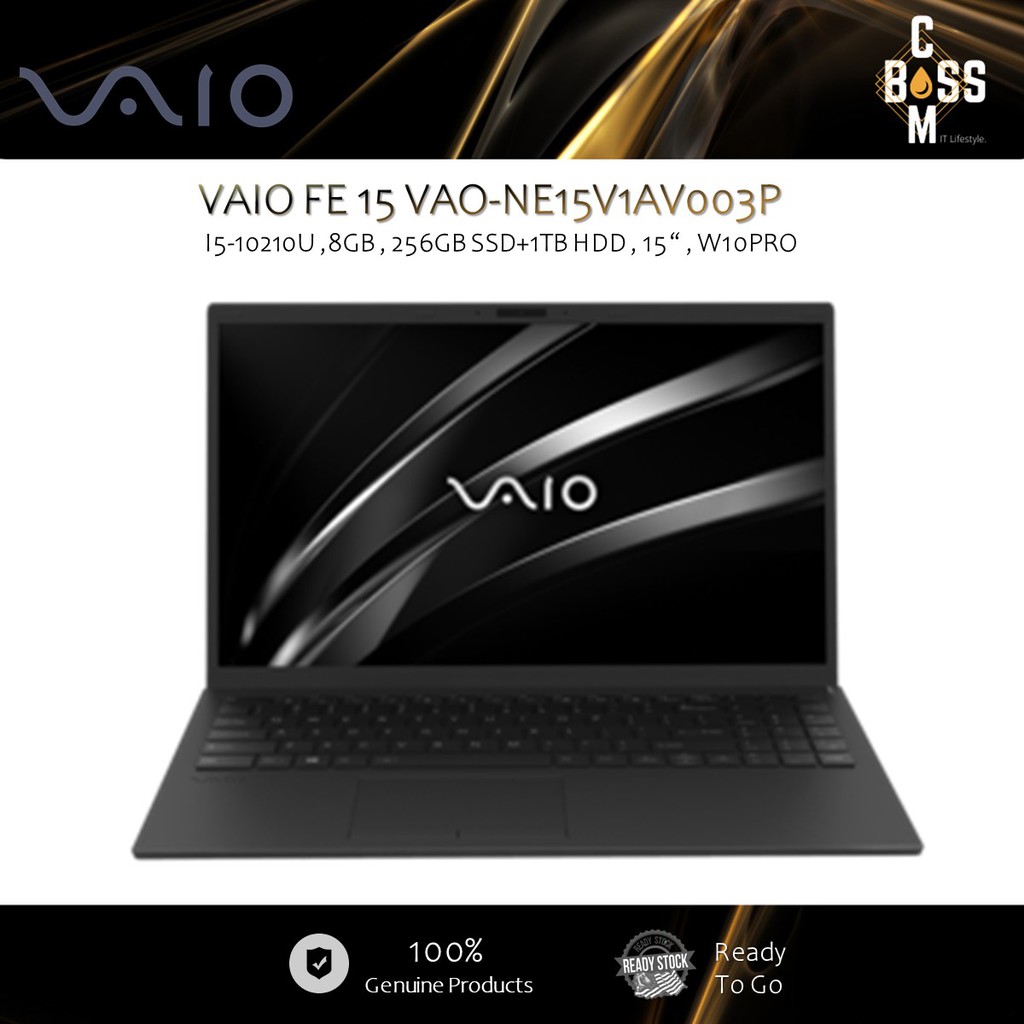 *ORIGINAL* VAIO FE 15 VAO-NE15V1AV003P (I5-10210U/8GB/256GB SSD+1TB HDD ...