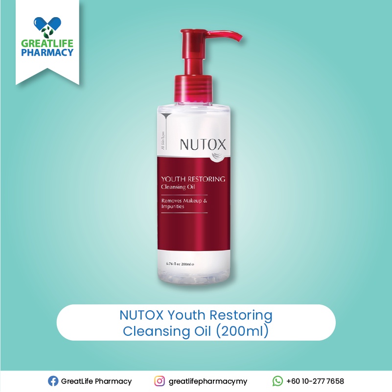 NUTOX Youth Restoring Cleansing Oil (200ml) | Shopee Malaysia