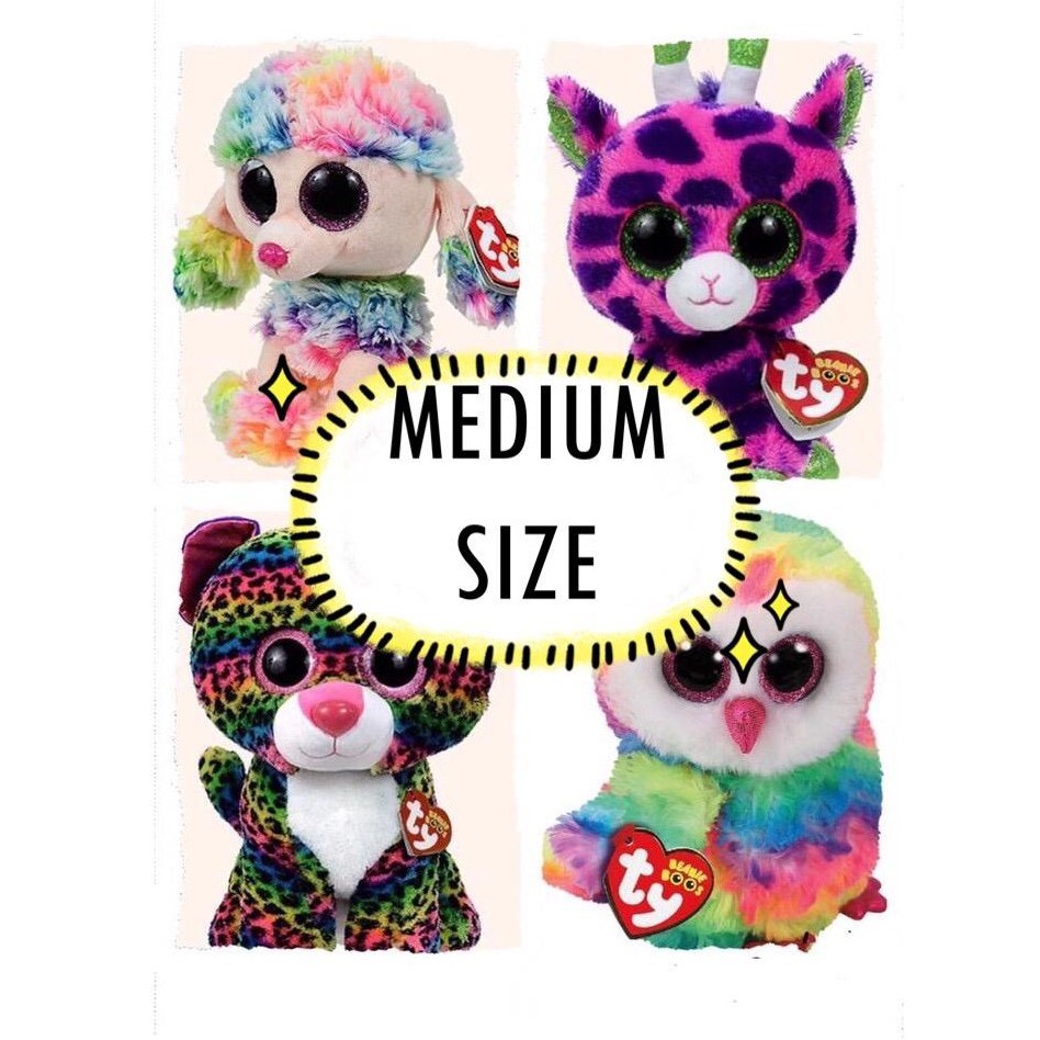 ORIGINAL MEDIUM SIZED TY THE BEANIE BOO'S COLLECTIONS (TY006A) | Shopee ...