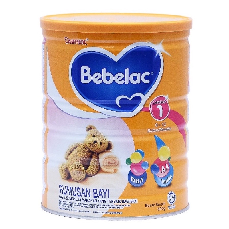 Dumex Bebelac Infant Formula 800g x Step 1, Step 2, Step 3 | Shopee ...