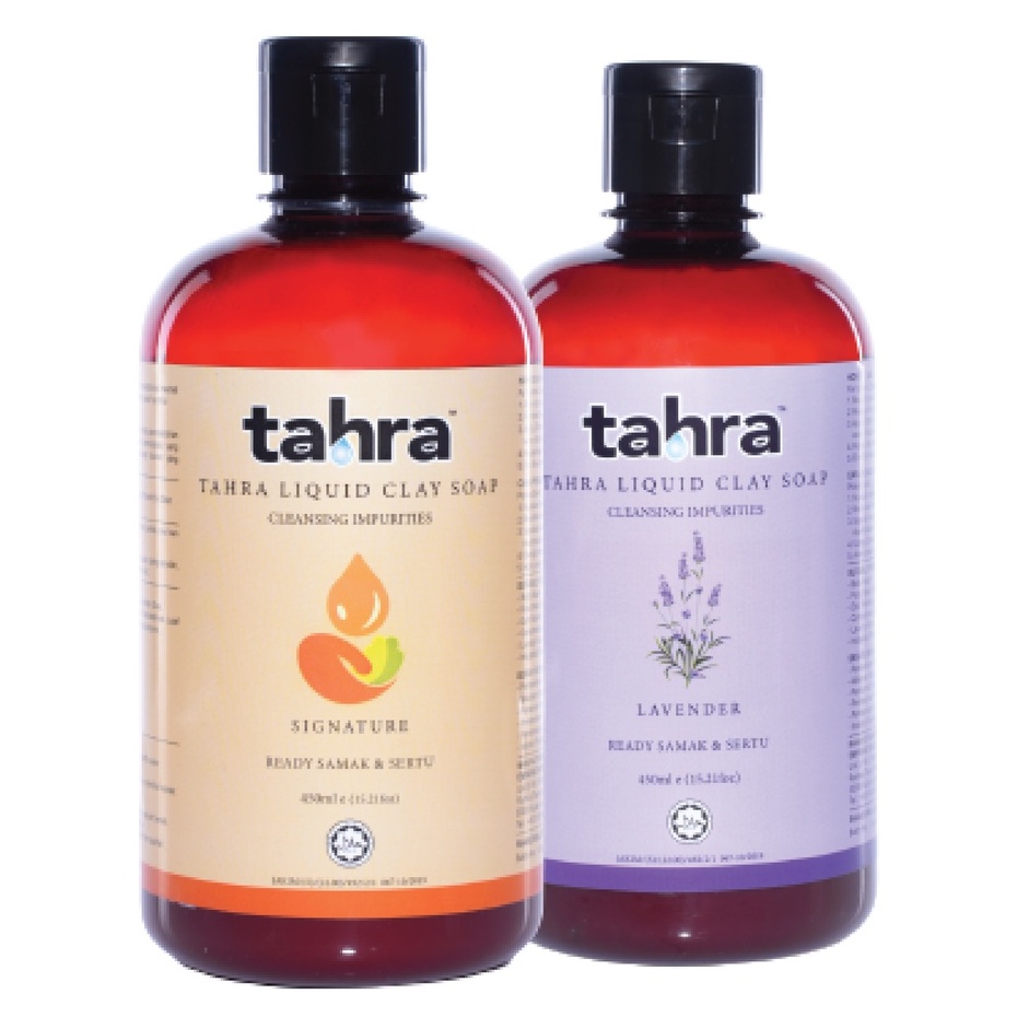 [NEW PACKAGING] TAHRA LIQUID CLAY SOAP - Sabun Samak & Sertu | Shopee ...
