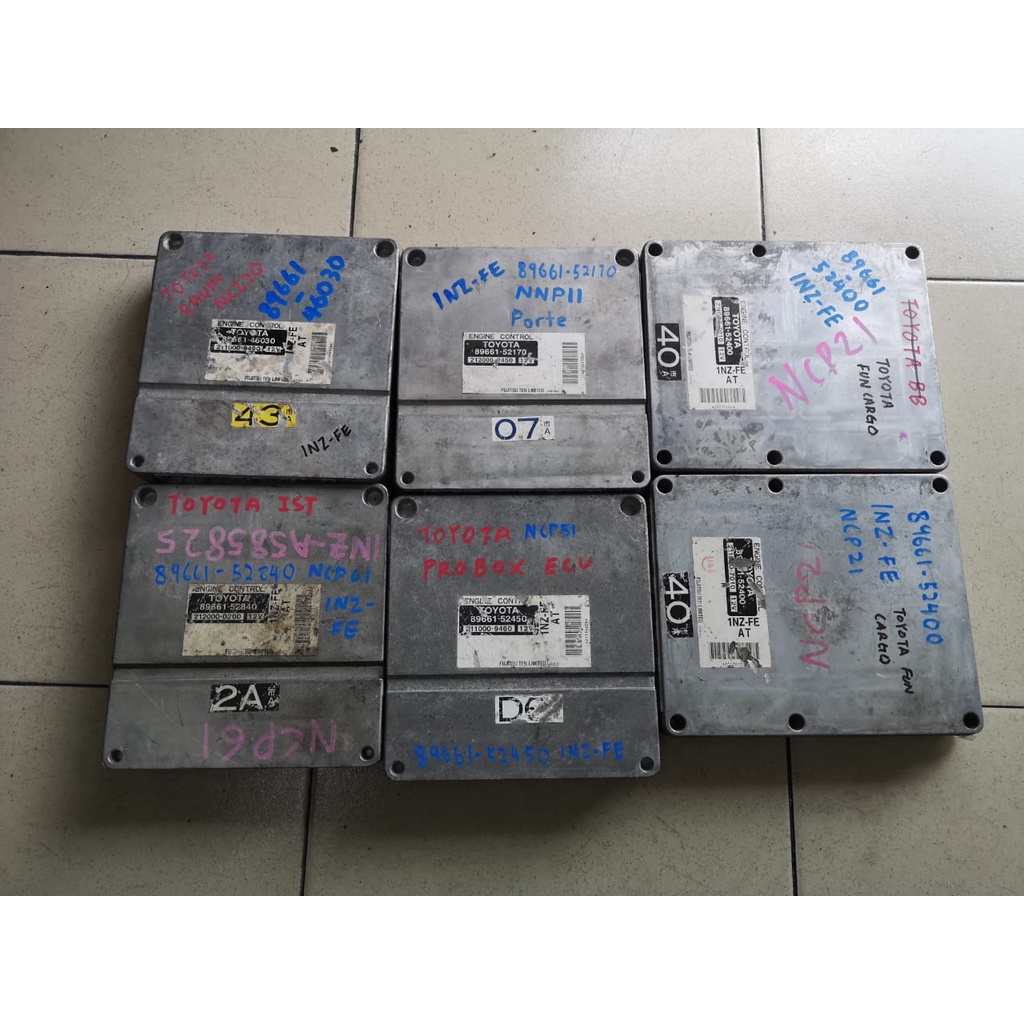 Toyota Ist Probox Vitz 1NZ 1NZ-FE Ecu Engine | Shopee Malaysia