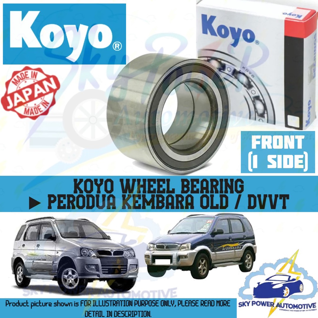 PERODUA KEMBARA OLD / DVVT KOYO WHEEL BEARING (FRONT) | Shopee Malaysia