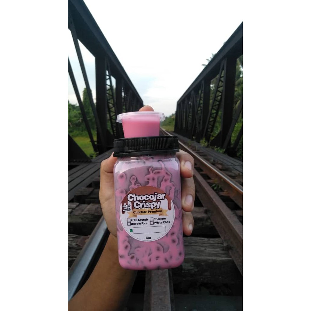 Chocojar Chocolate, White, Strawberry with Free Extra Chocolate 100% ...