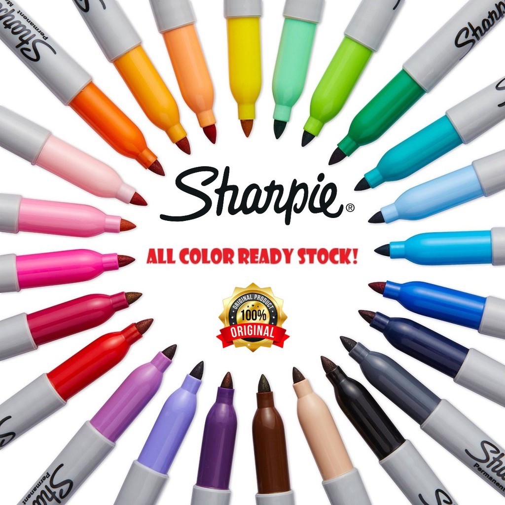 SHARPIE MARKER PERMANENT FINE POINT PEN | Shopee Malaysia