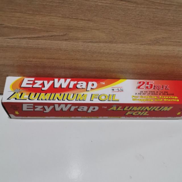 EZY Wrap alumimium foil 25sq.ft | Shopee Malaysia