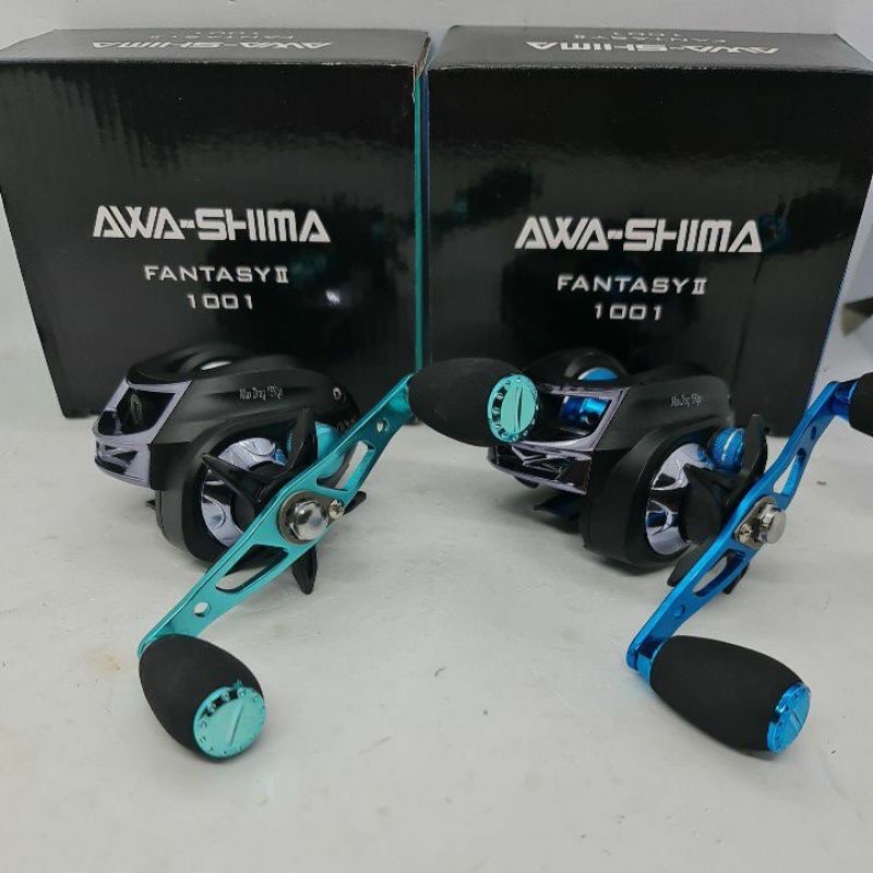 2021 NEW AWASHIMA FANTASY 1001 CASTING REEL(free gift soft frog 1pc ...