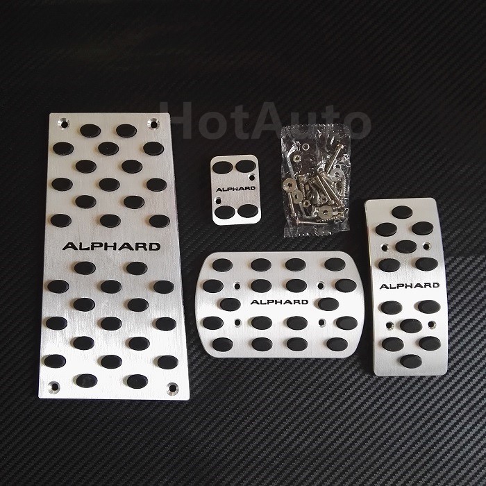 Toyota Alphard Brake Accelerator Footrest Pedal Kit Anti-skid | Shopee ...