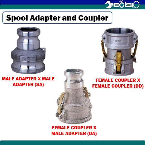 Spool Coupler x Adapter (Female Coupler x Male Adapter) | Shopee Malaysia