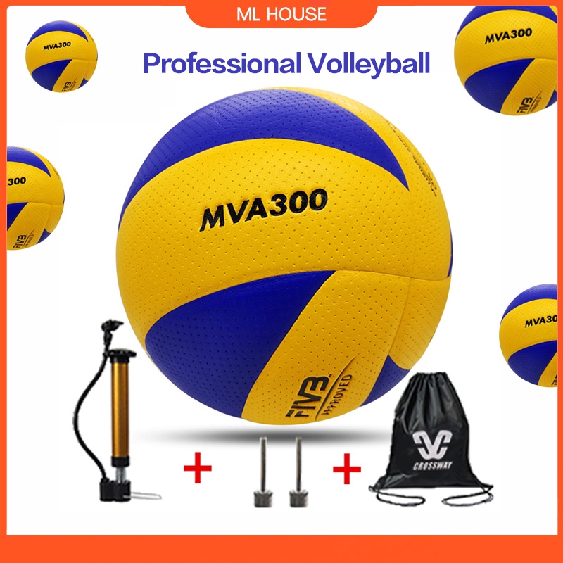 Mikasa volleyball ball Soft PU Bola tampar Match Training High Quality ...