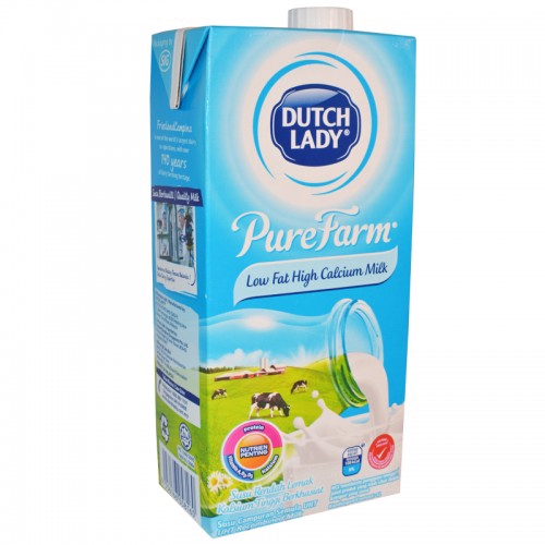Dutch Lady Low Fat High Calcium Milk UHT (1L) | Shopee Malaysia