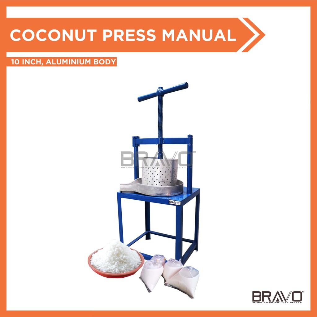 Bravo [Diameter 10 Inch] Coconut Milk Press Machine for Santan Segar ...