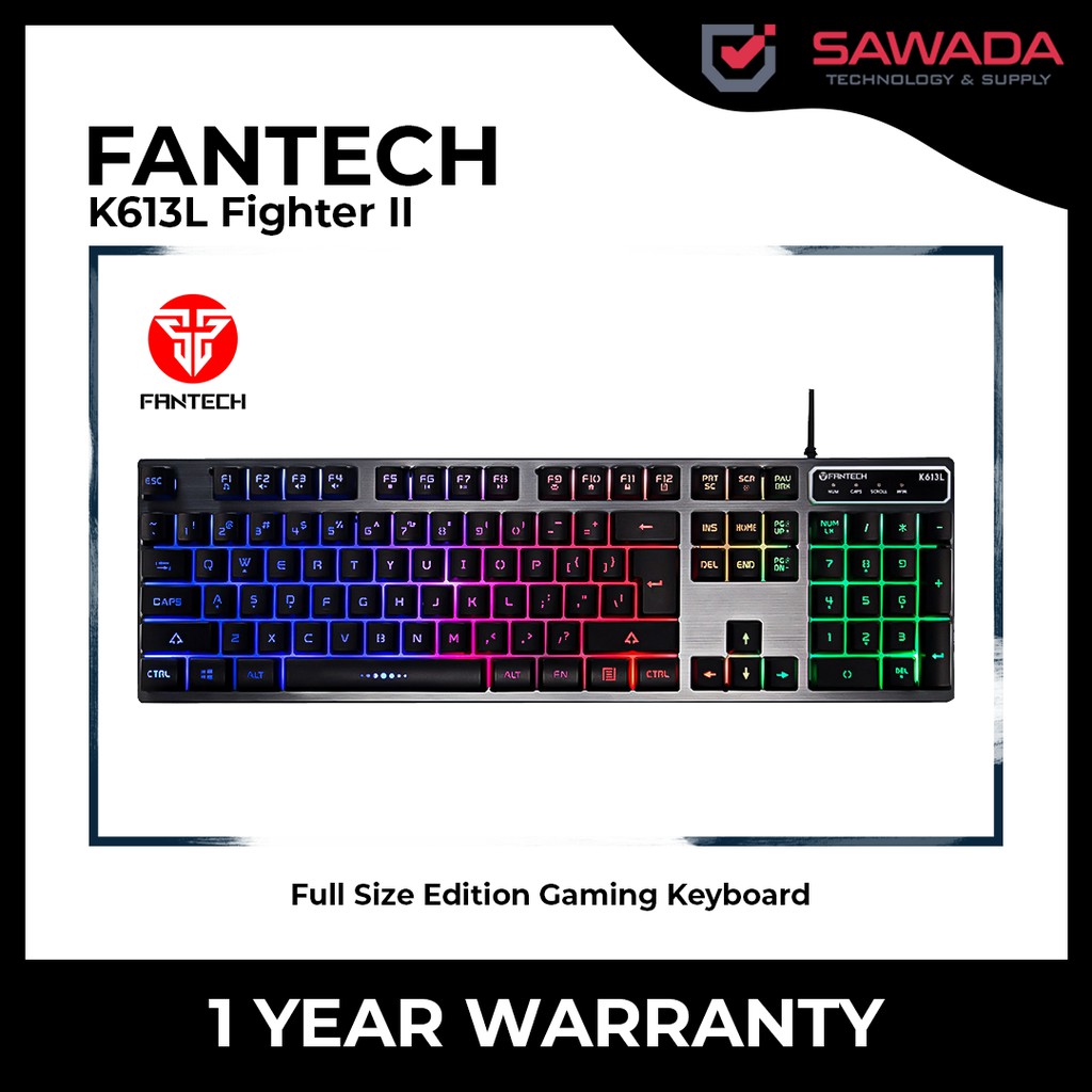 FANTECH K613L Fighter II Full Size Edition Gaming Keyboard | Shopee Malaysia