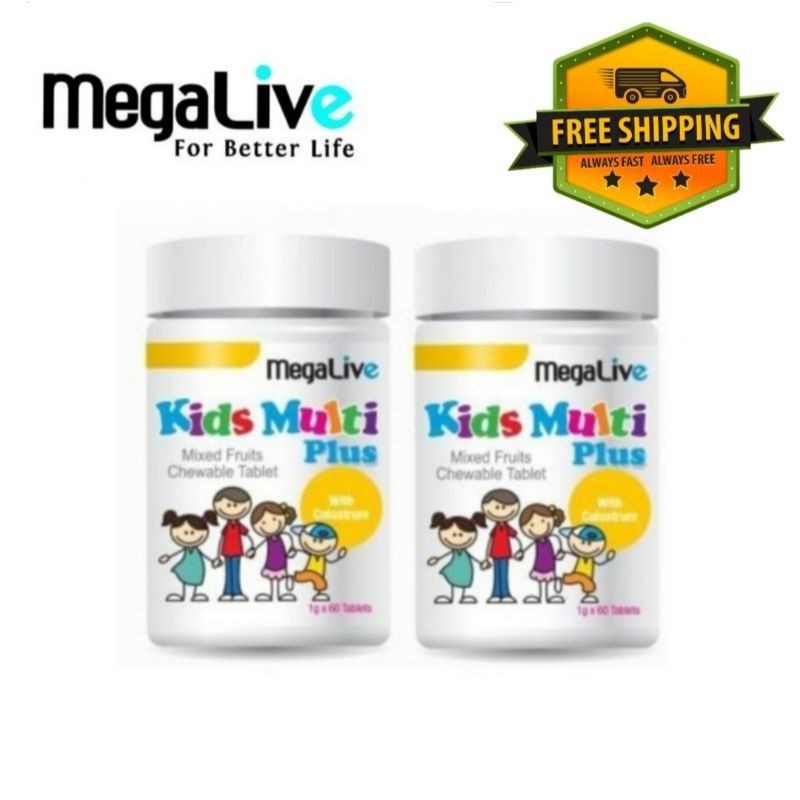 MEGALIVE KIDS MULTI PLUS (2X60'S) | Shopee Malaysia
