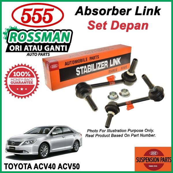 TOYOTA ACV40 ACV50 ORIGINAL 555 ABSORBER LINK DEPAN (2PCS) | Shopee ...