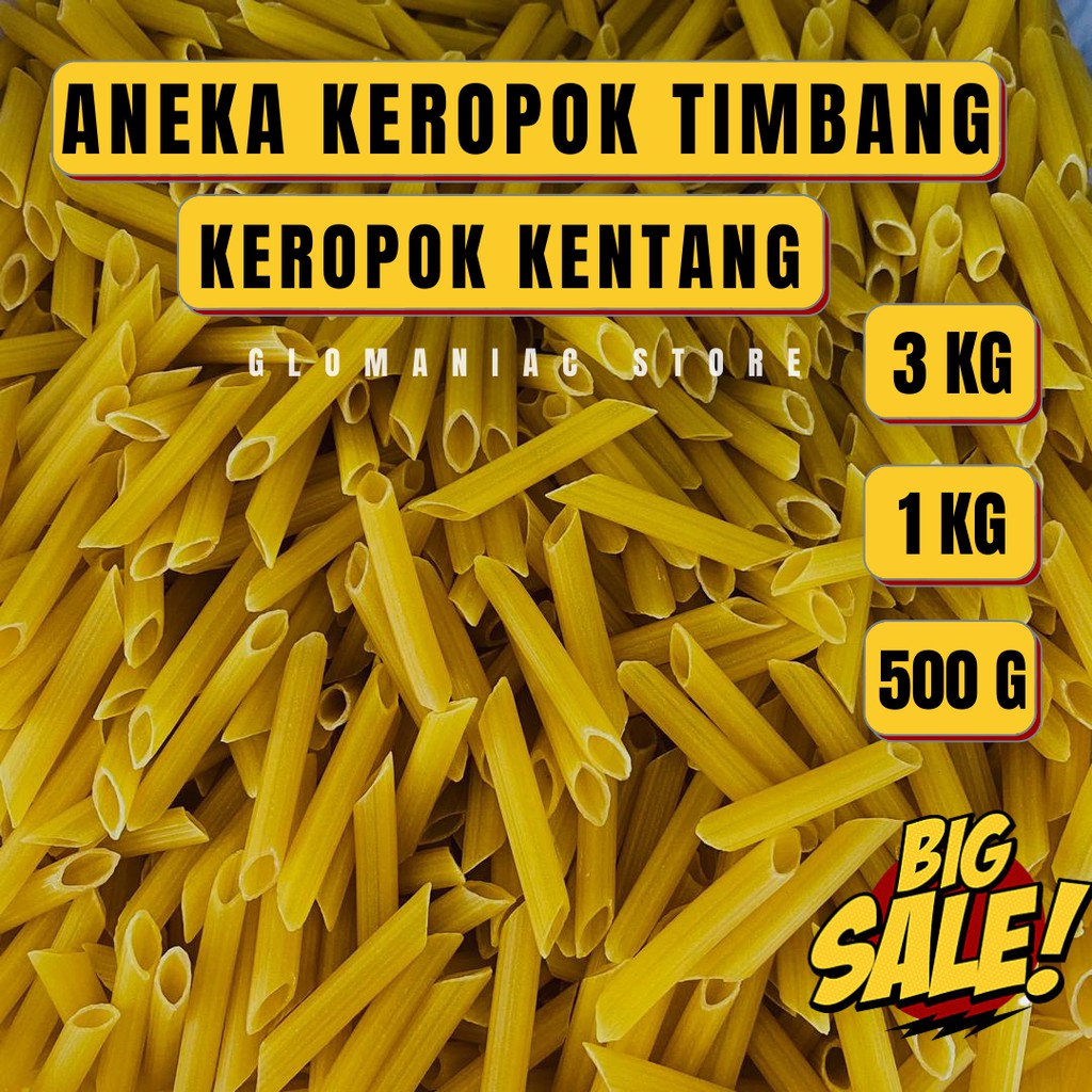 💥KEROPOK TIMBANG MENTAH KENTANG ORI 3KG, 1KG, 500G FAST SHIPPING, SECURED PACKAGING!💥 | Shopee ...