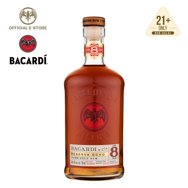 Bacardi Reserva Ocho 8 Rum (700ml) | Shopee Malaysia