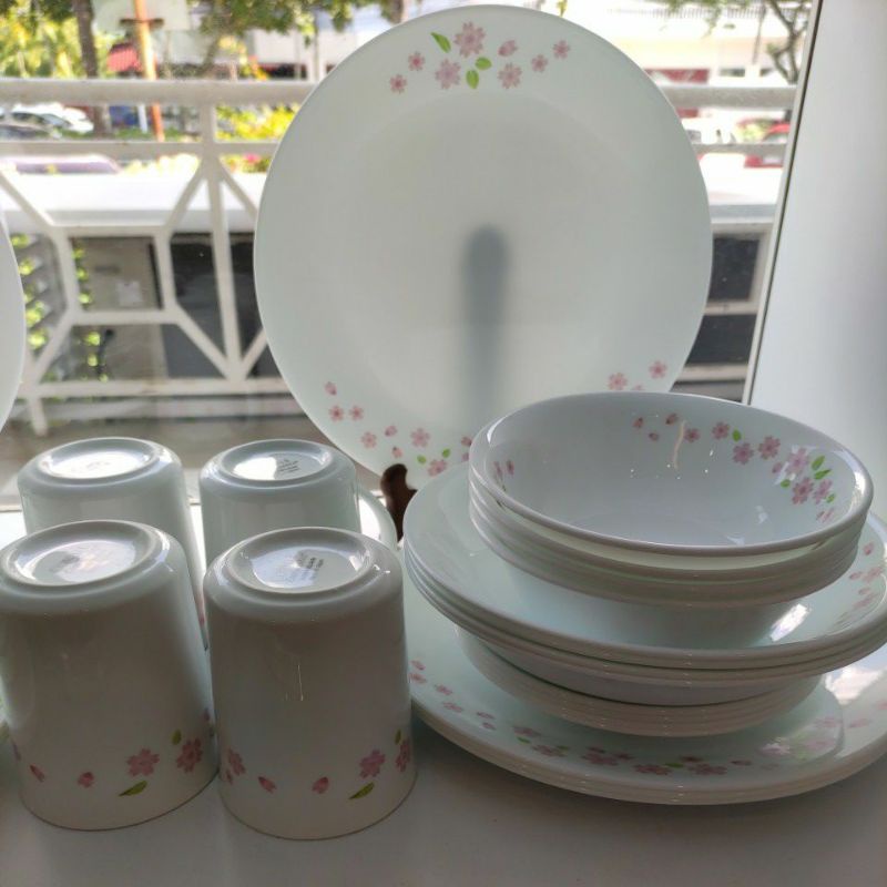 Corelle Set 20 Sakura | Shopee Malaysia